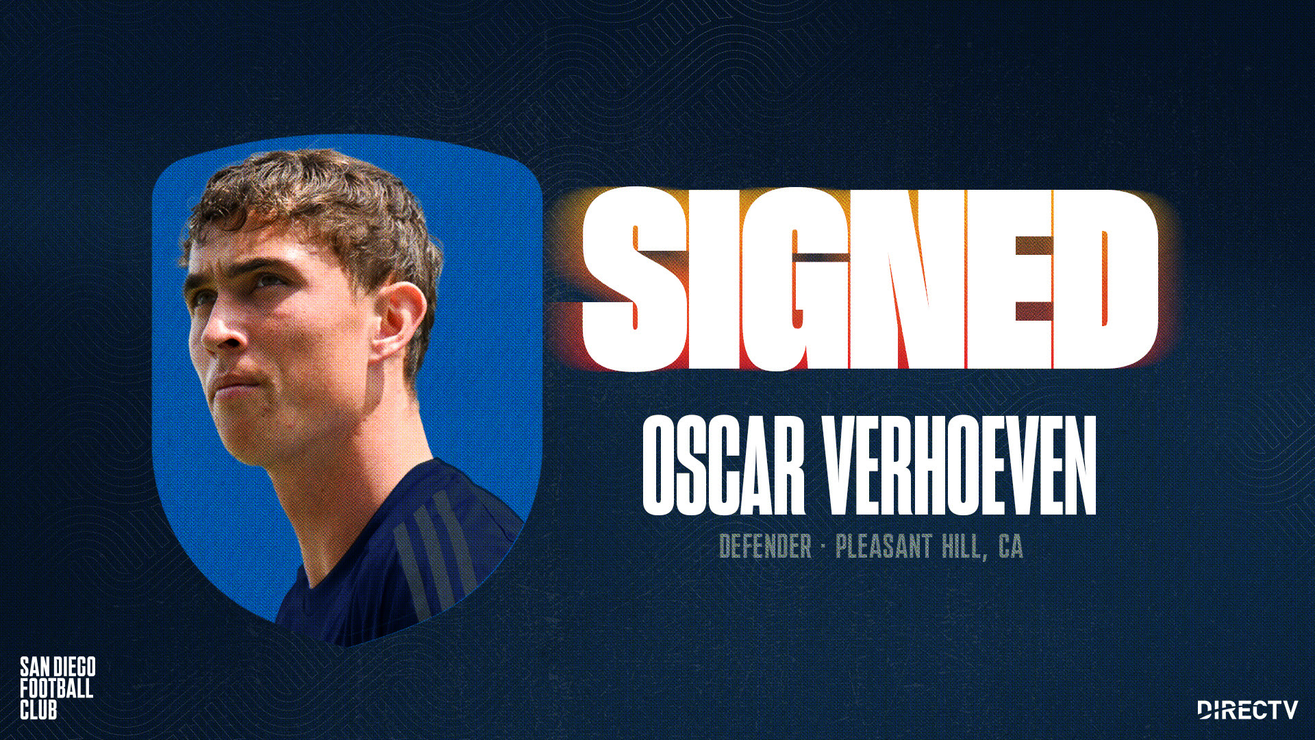 San Diego FC Acquire Defender Oscar Verhoeven on Loan from the San Jose ...