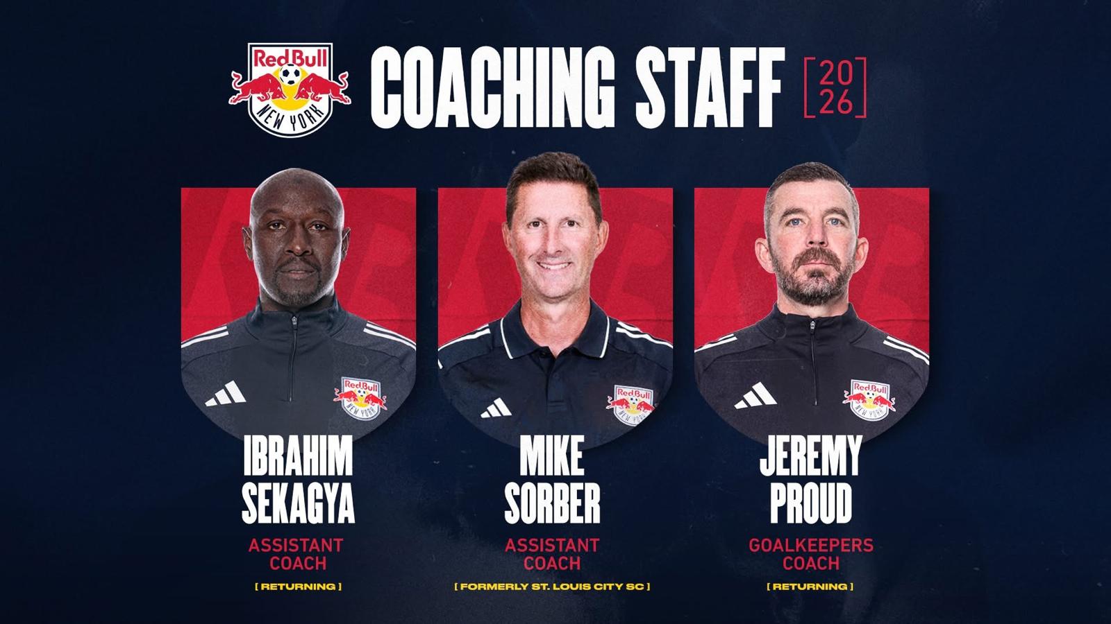 Red Bull New York Adds Mike Sorber as an Assistant Coach Ahead of 2026 ...